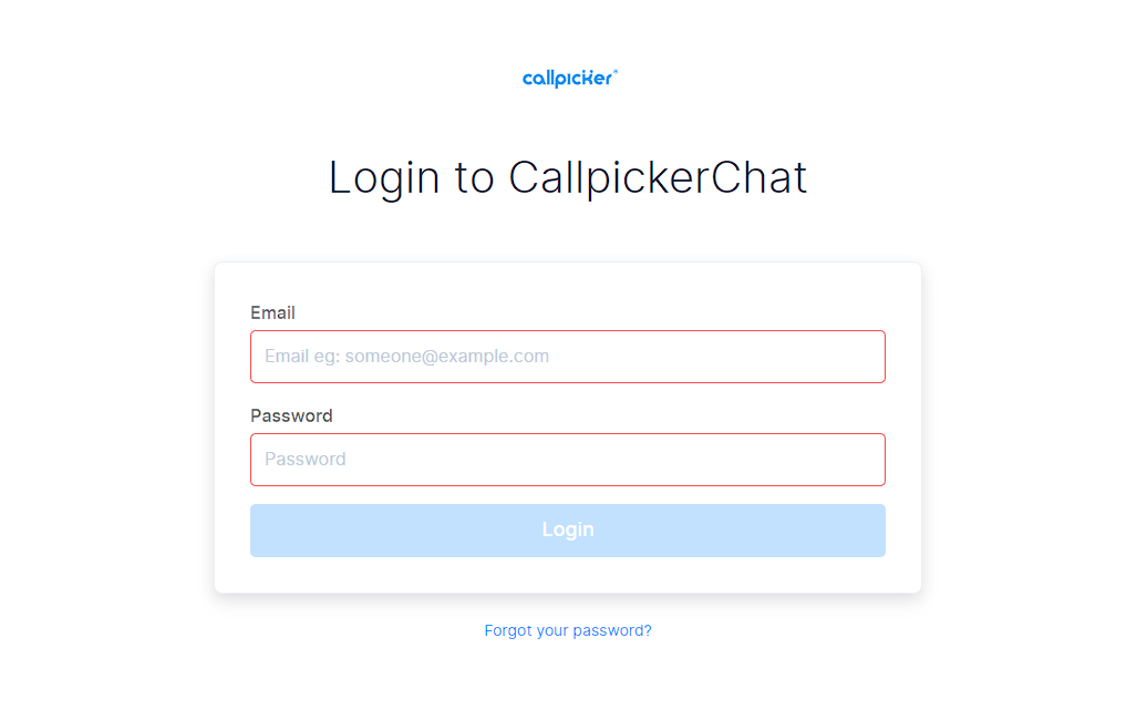 Conexión de bandeja de entrada Facebook Messenger en Callpicker Chat – Home